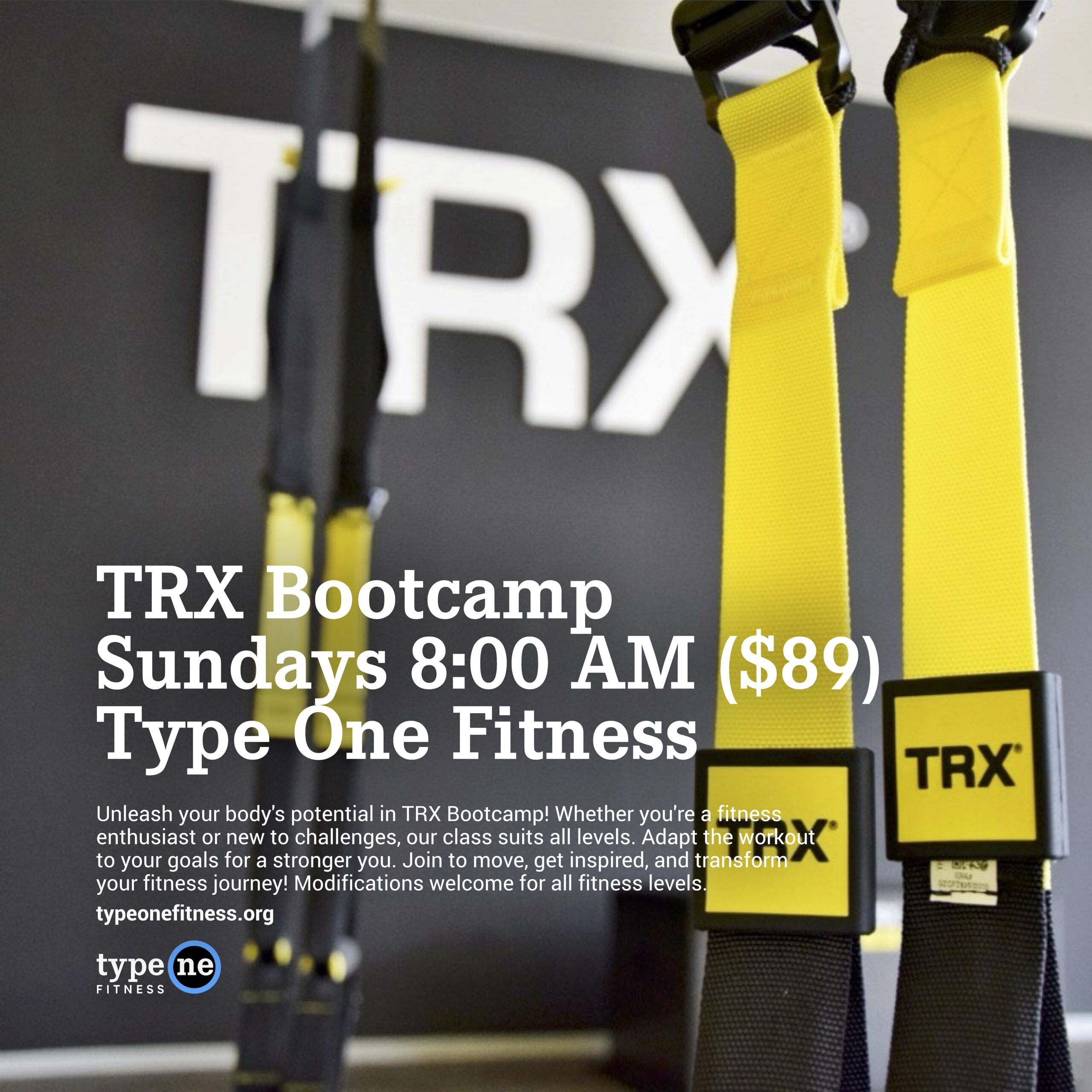 TRX Bootcamp Sundays - Type One Fitness