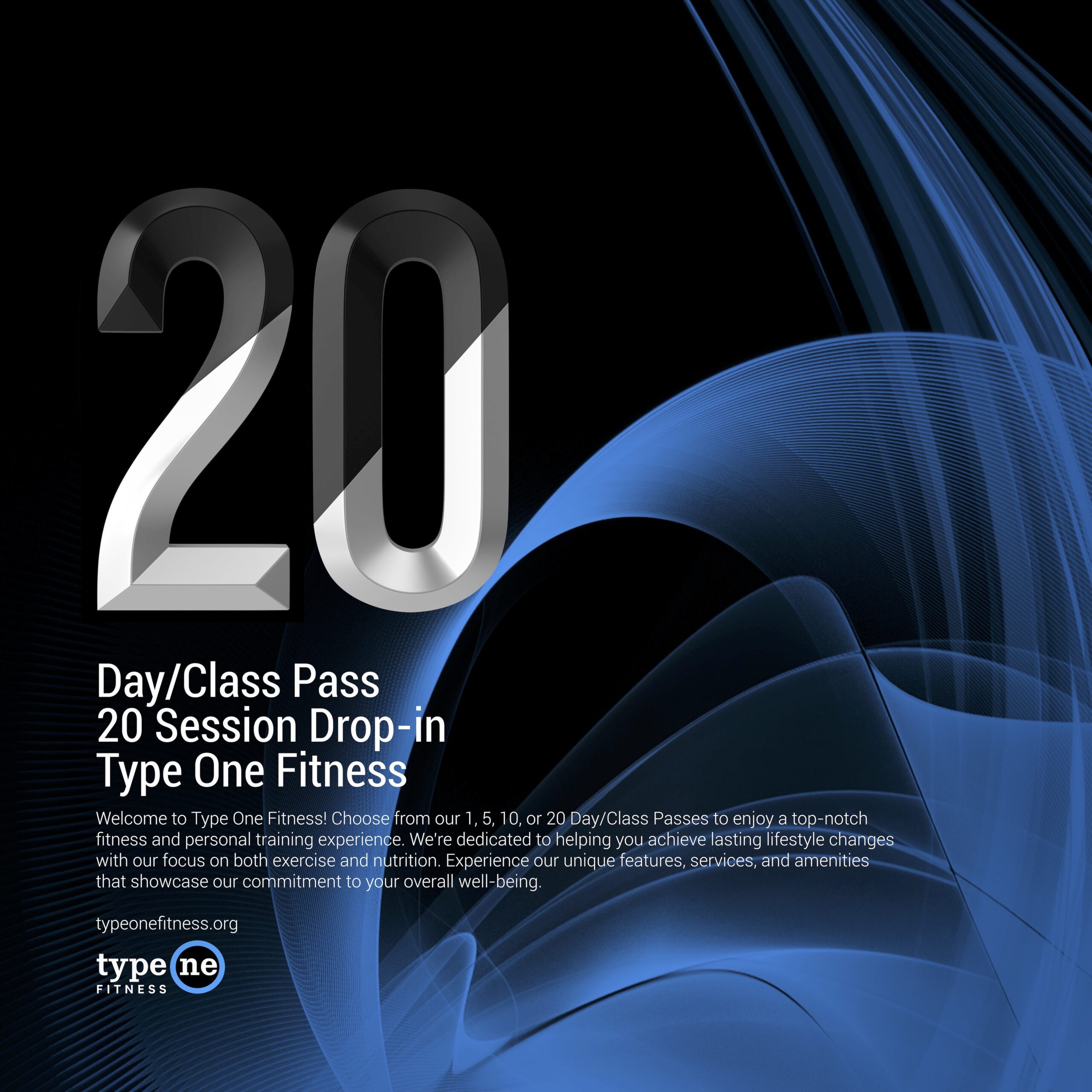 20 Sessions - Type One Fitness 20 session drop-in fitness pass for all ...