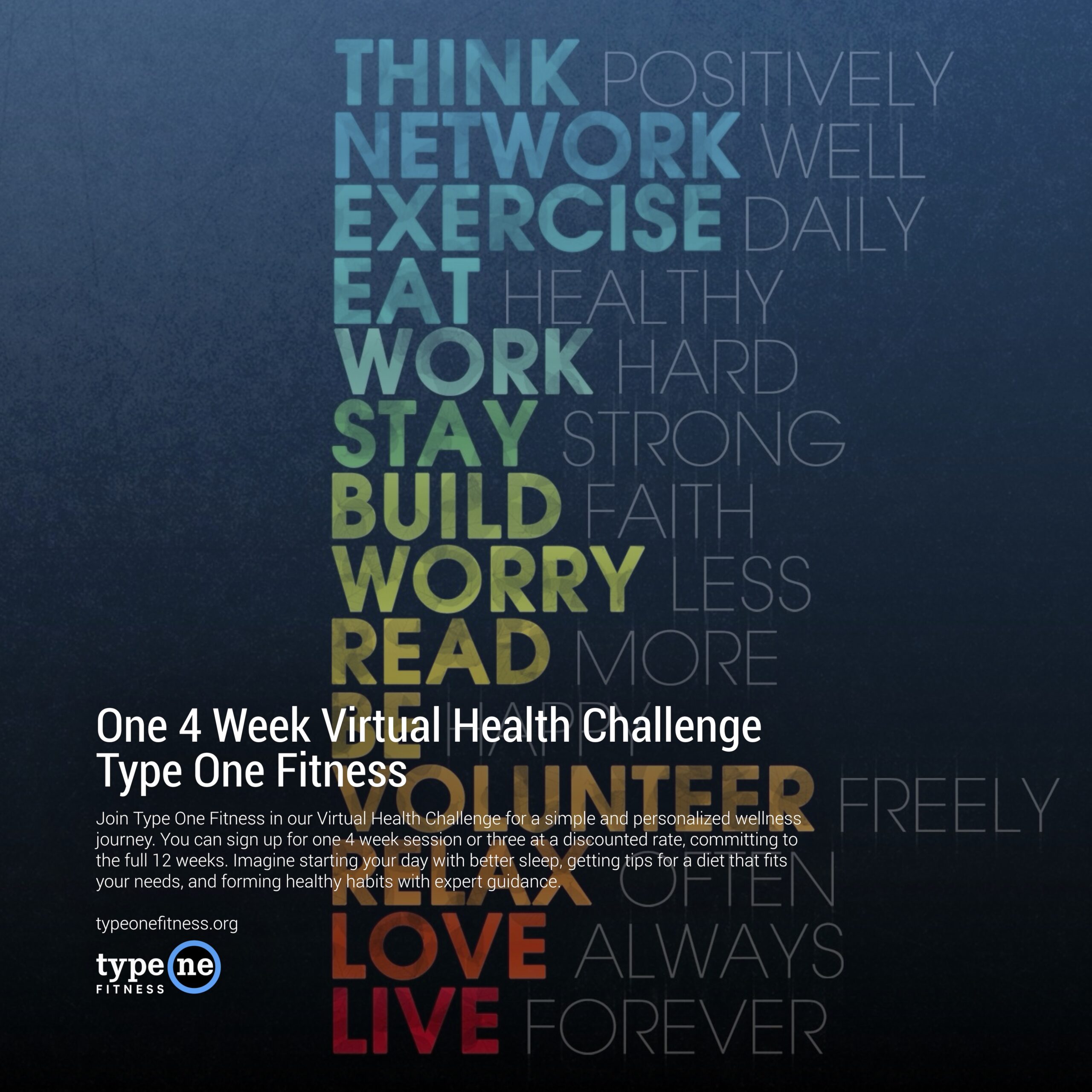 4-Week Health Challenge - Type One Fitness